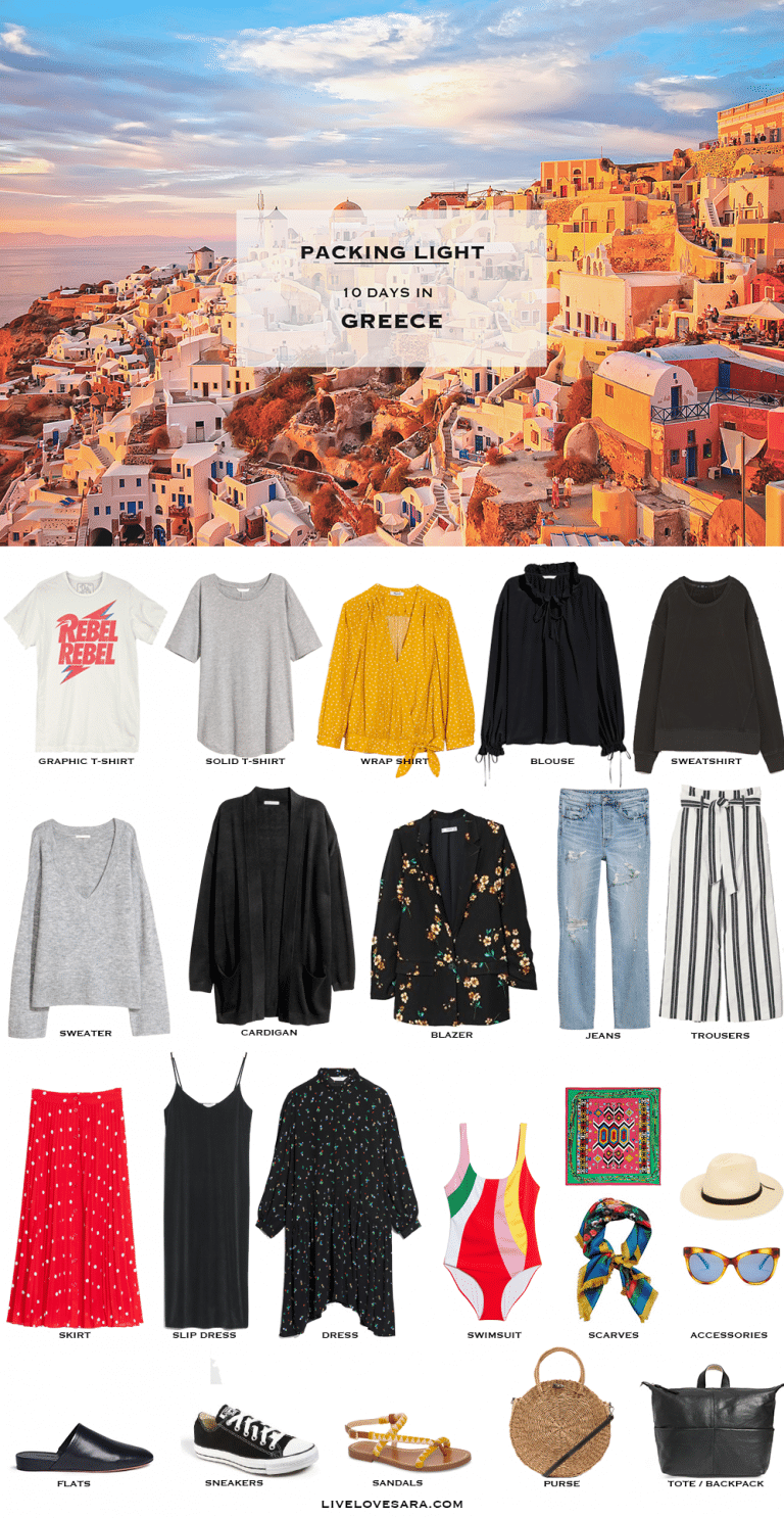 What to Pack for Greece - livelovesara