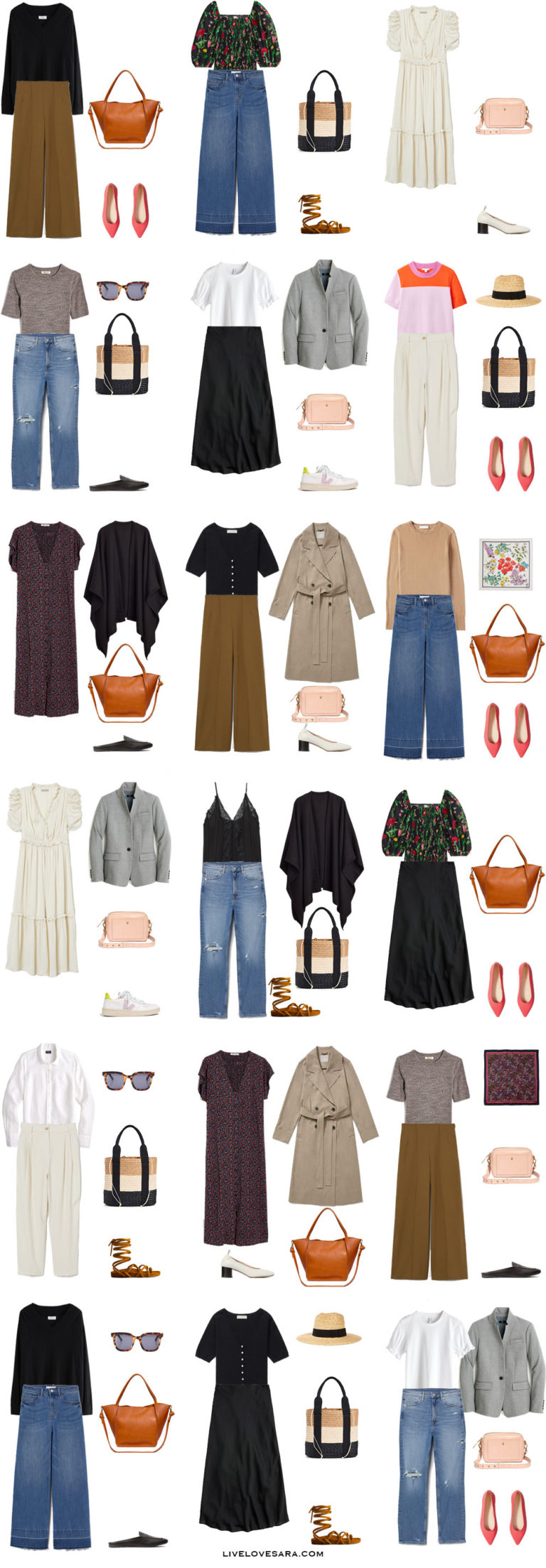 A Romantic Capsule Wardrobe for Spring and Summer - livelovesara