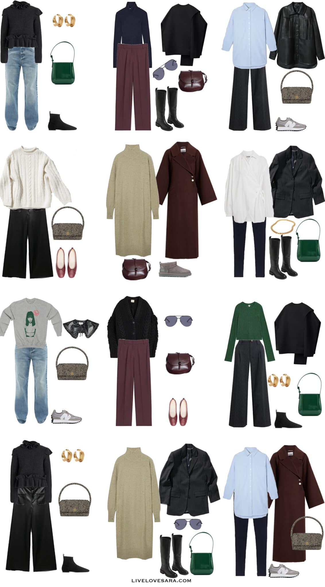 An Edgy Chic Minimalist Capsule Wardrobe For Autumn Livelovesara