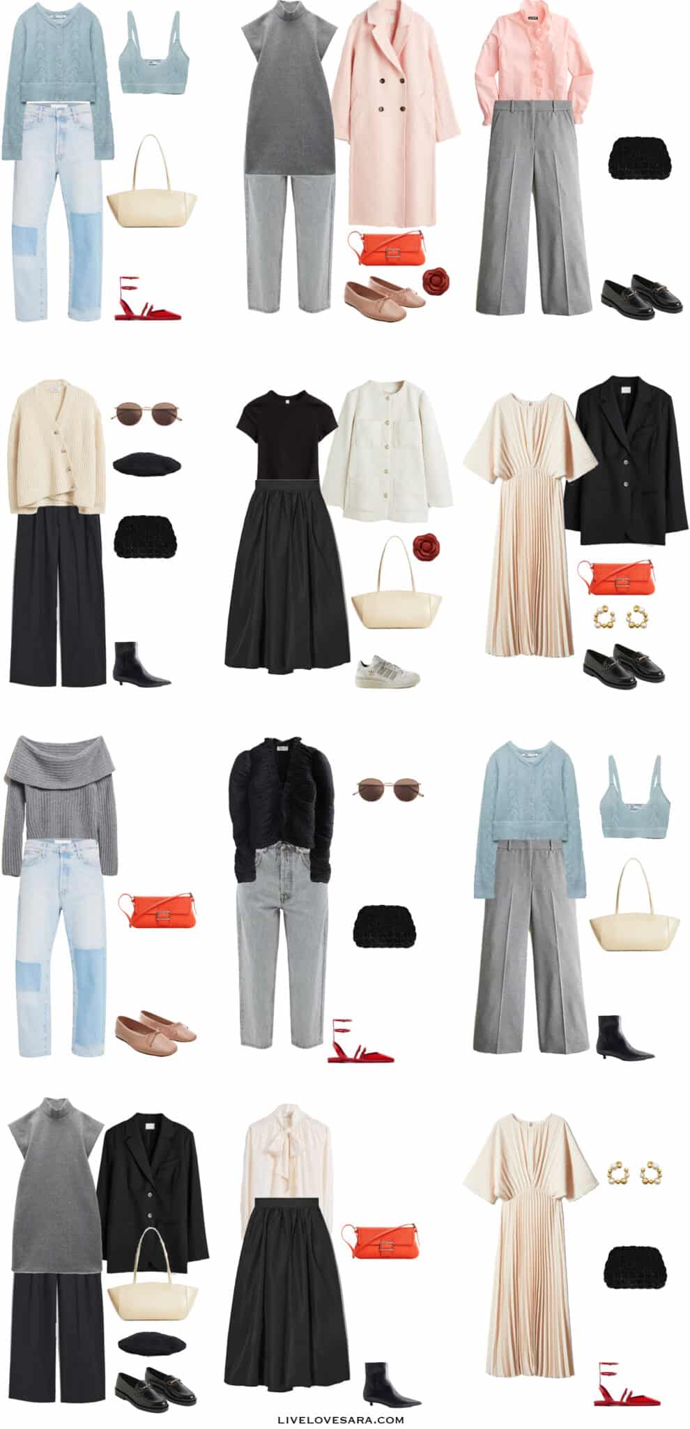 A Romantic Capsule Wardrobe for Spring - livelovesara