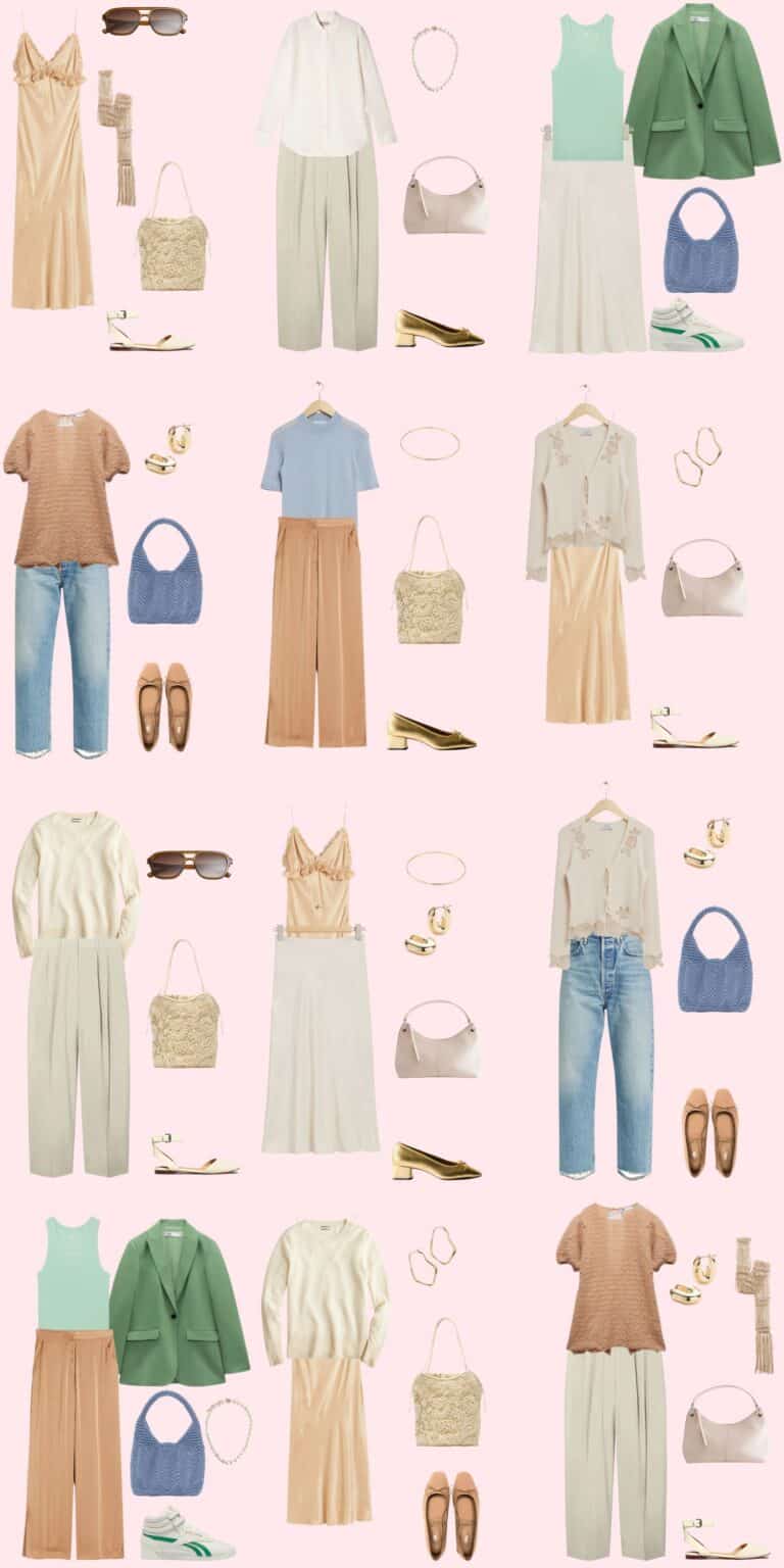 A 12-Piece Romantic Summer Capsule Wardrobe - livelovesara