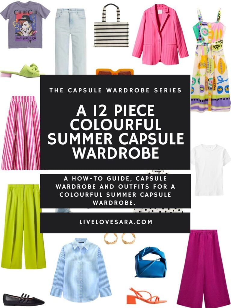 A 12 Piece Colourful Summer Capsule Wardrobe - livelovesara