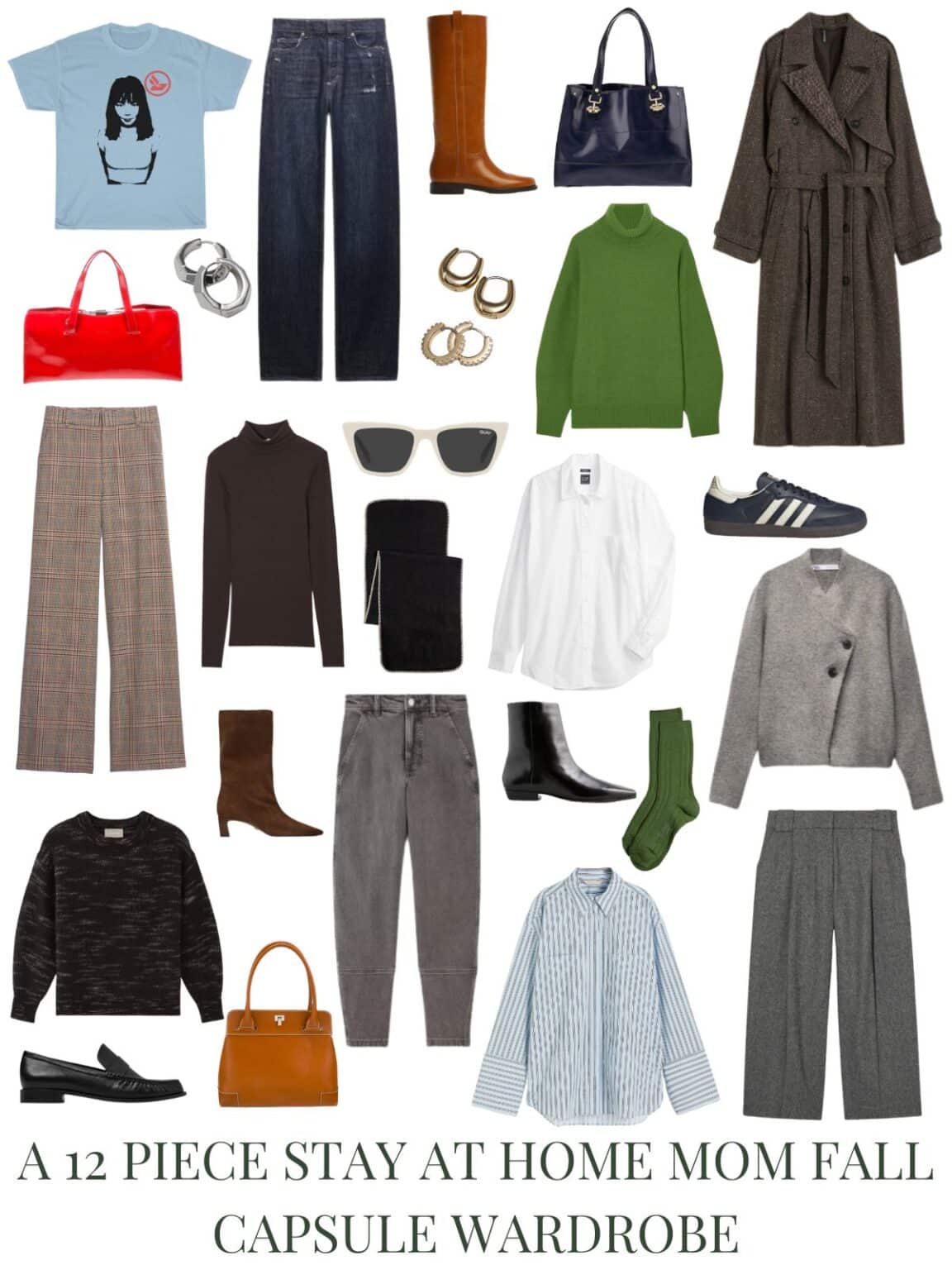 A 12 Piece Stay at Home Mom Fall Capsule Wardrobe - livelovesara