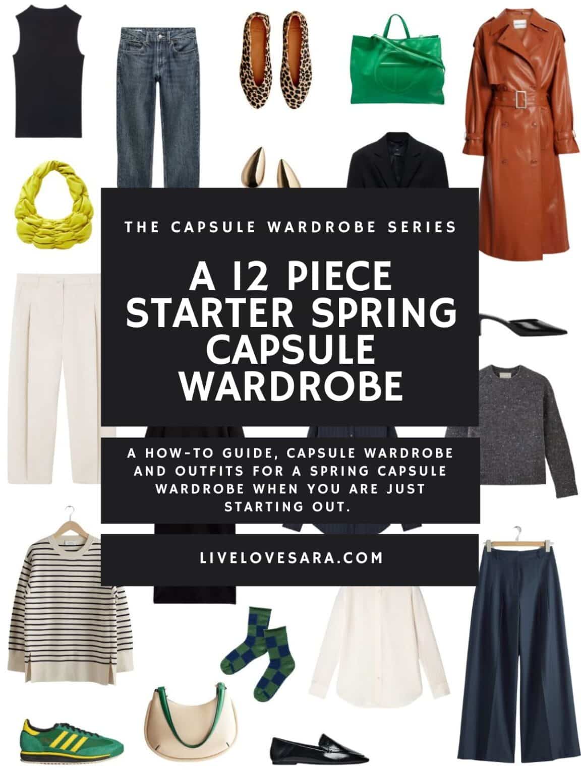 A 12 Piece Starter Spring Capsule Wardrobe Using Your Style Adjectives ...
