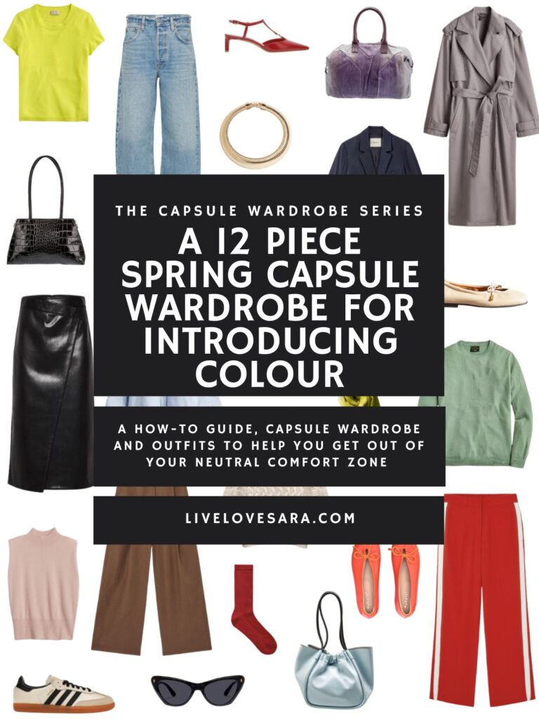 A 12 Piece Spring Capsule Wardrobe: How to Break Out of Your Neutral ...