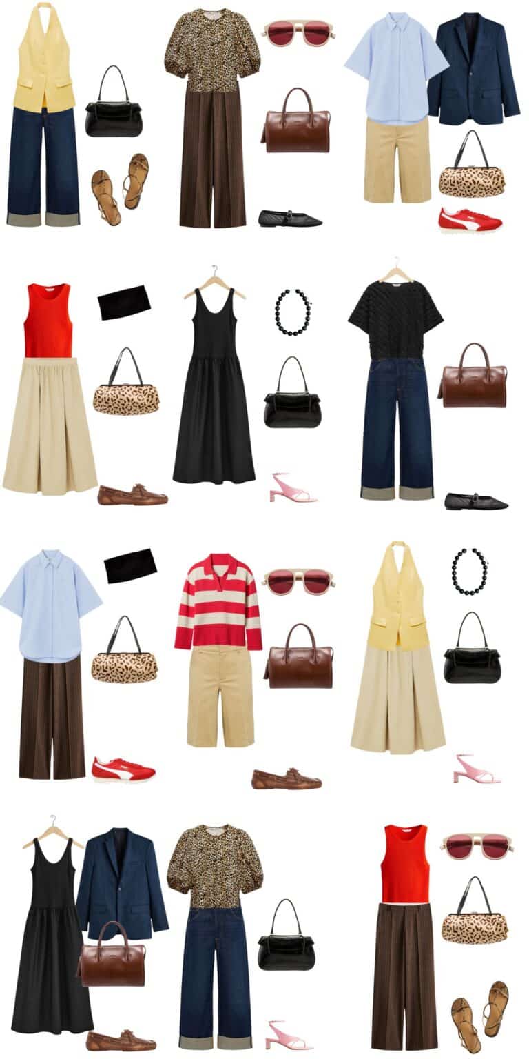 A 12 Piece Modern Preppy Summer Capsule Wardrobe 2024 - livelovesara