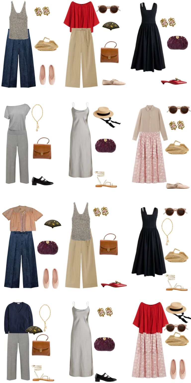 A 12 Piece Romantic Summer Capsule Wardrobe 2024 - livelovesara
