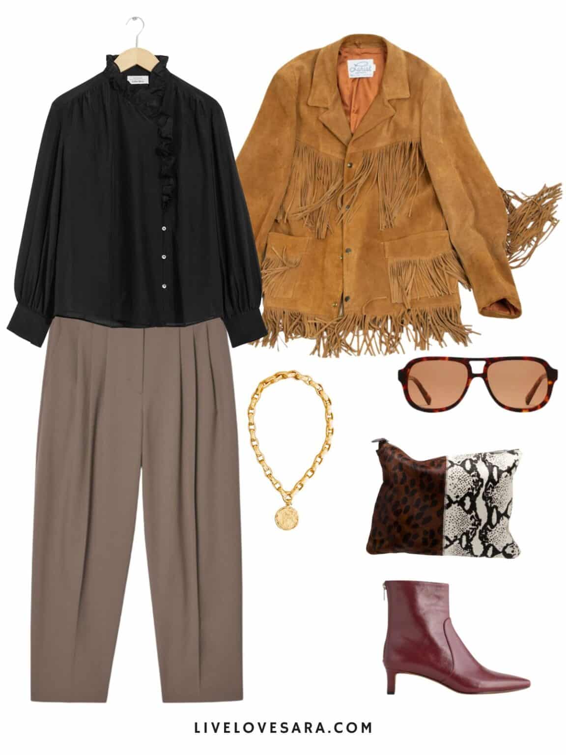 A 12 Piece Fall Capsule Wardrobe for Women Over 40 - livelovesara