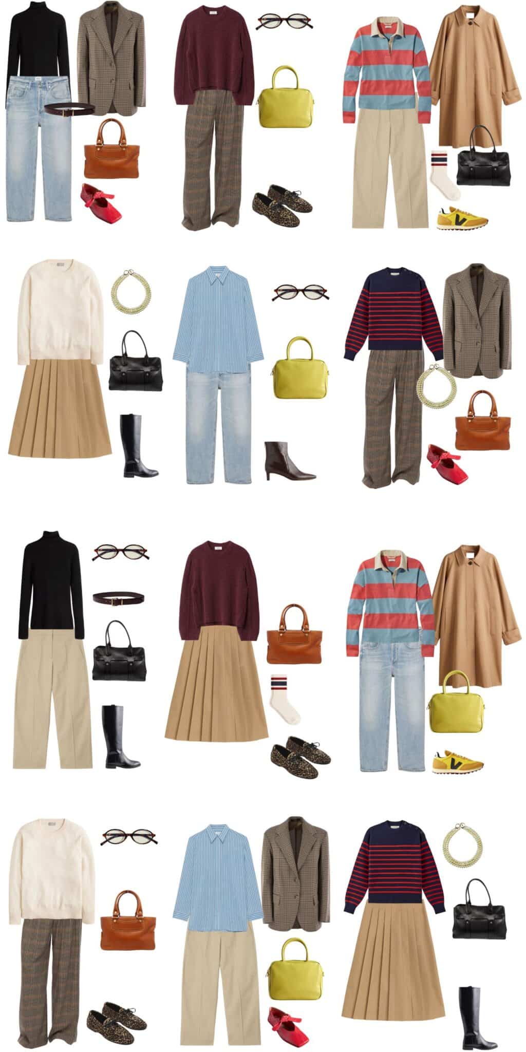 A 12 Piece Preppy Fall Capsule Wardrobe - livelovesara