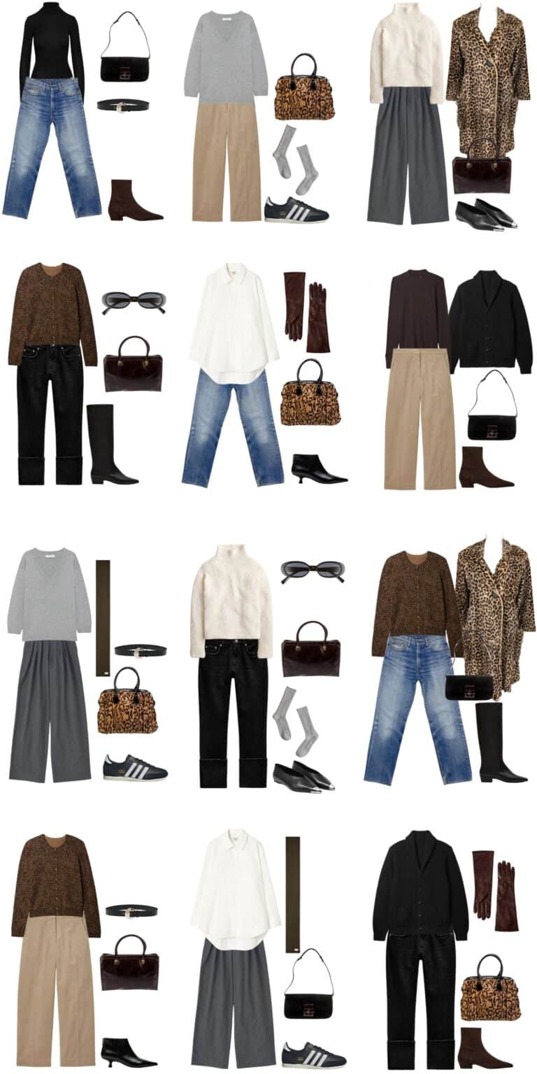 A 12 Piece 90s Minimalist Winter Capsule Wardrobe. - livelovesara