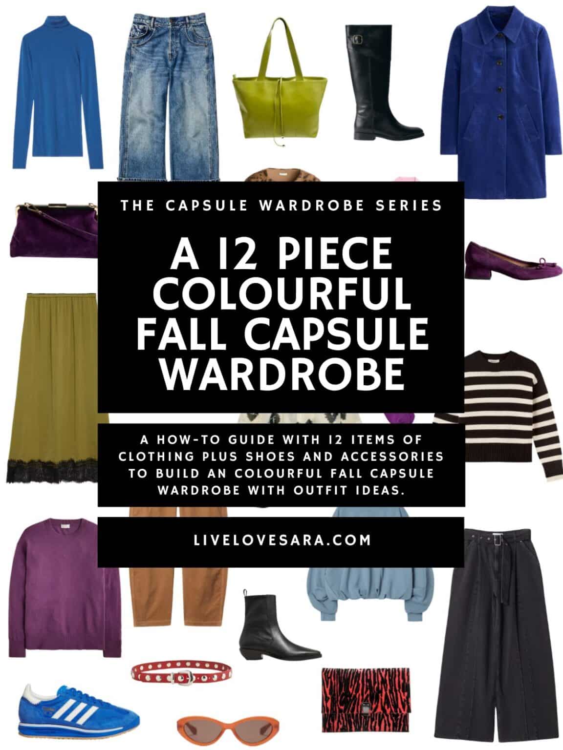 A 12 Piece Colourful Fall Capsule Wardrobe - livelovesara