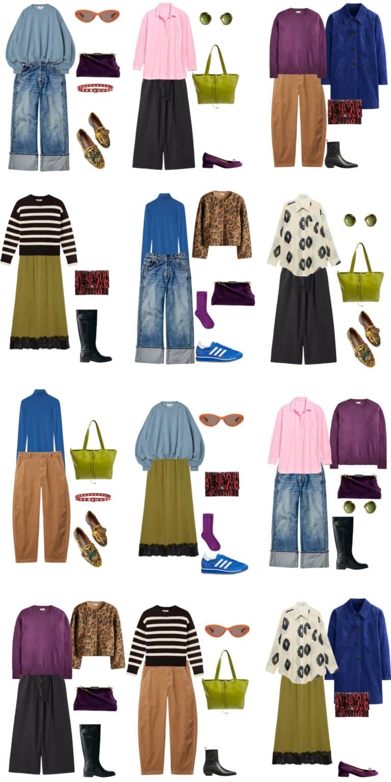 A 12 Piece Colourful Fall Capsule Wardrobe - livelovesara