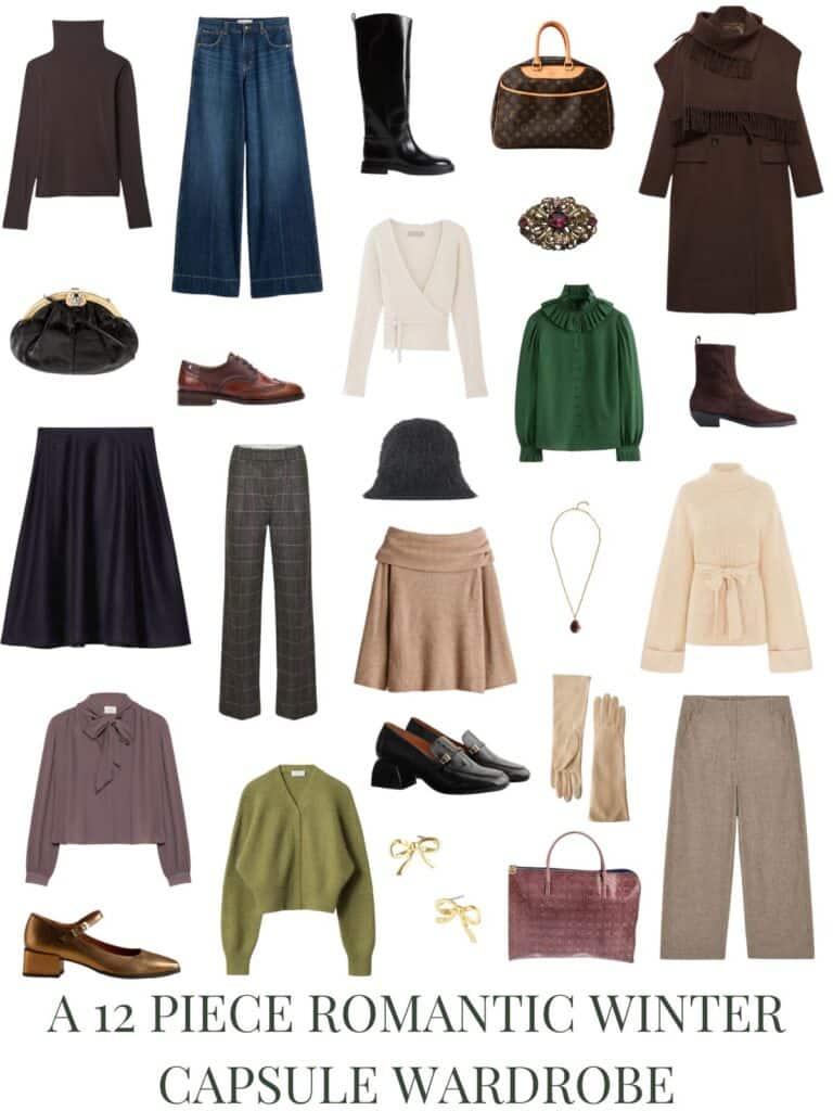 A 12 Piece Romantic Winter Capsule Wardrobe - livelovesara