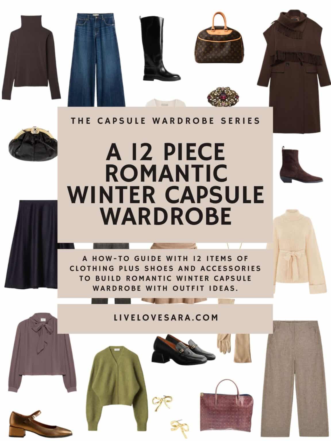A 12 Piece Romantic Winter Capsule Wardrobe - livelovesara
