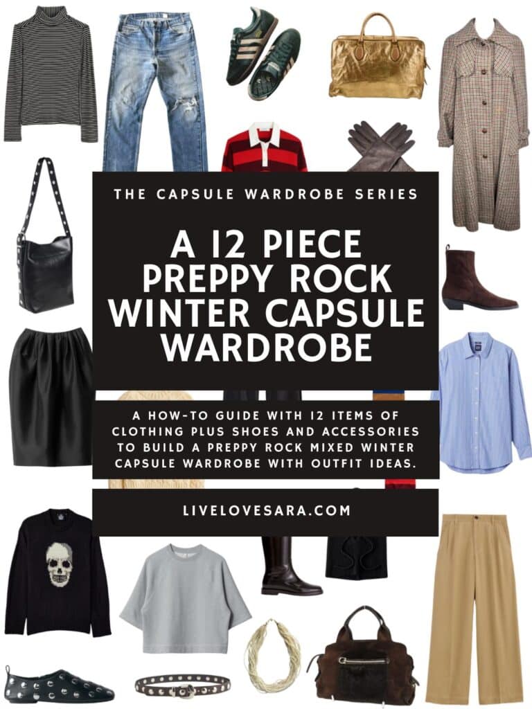 A Preppy Rock Winter Capsule Wardrobe - livelovesara