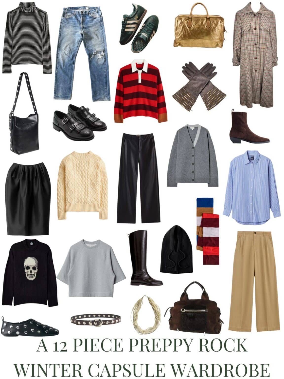 A Preppy Rock Winter Capsule Wardrobe - livelovesara