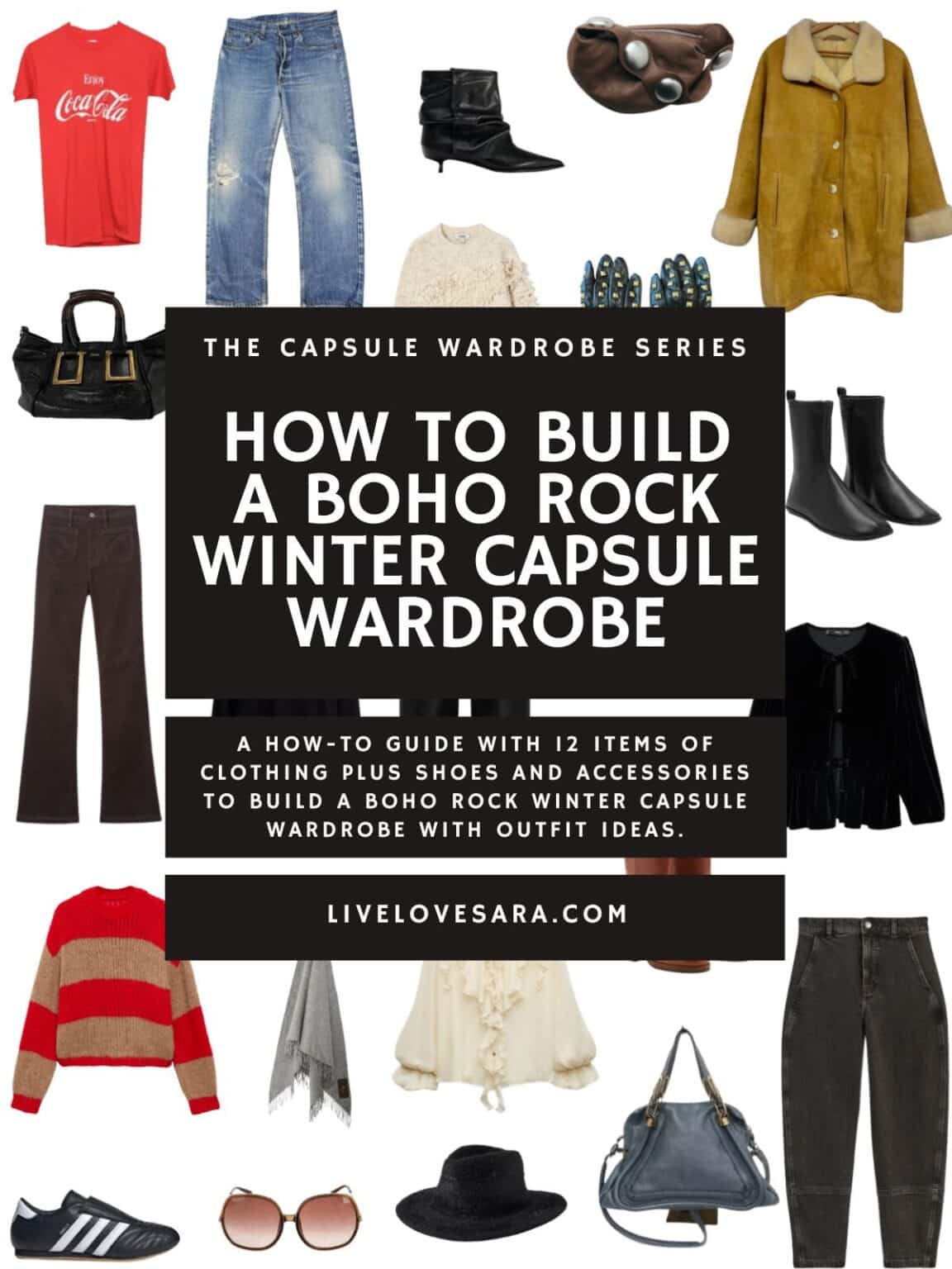How to Build a Boho Rock Capsule Wardrobe for Winter - livelovesara
