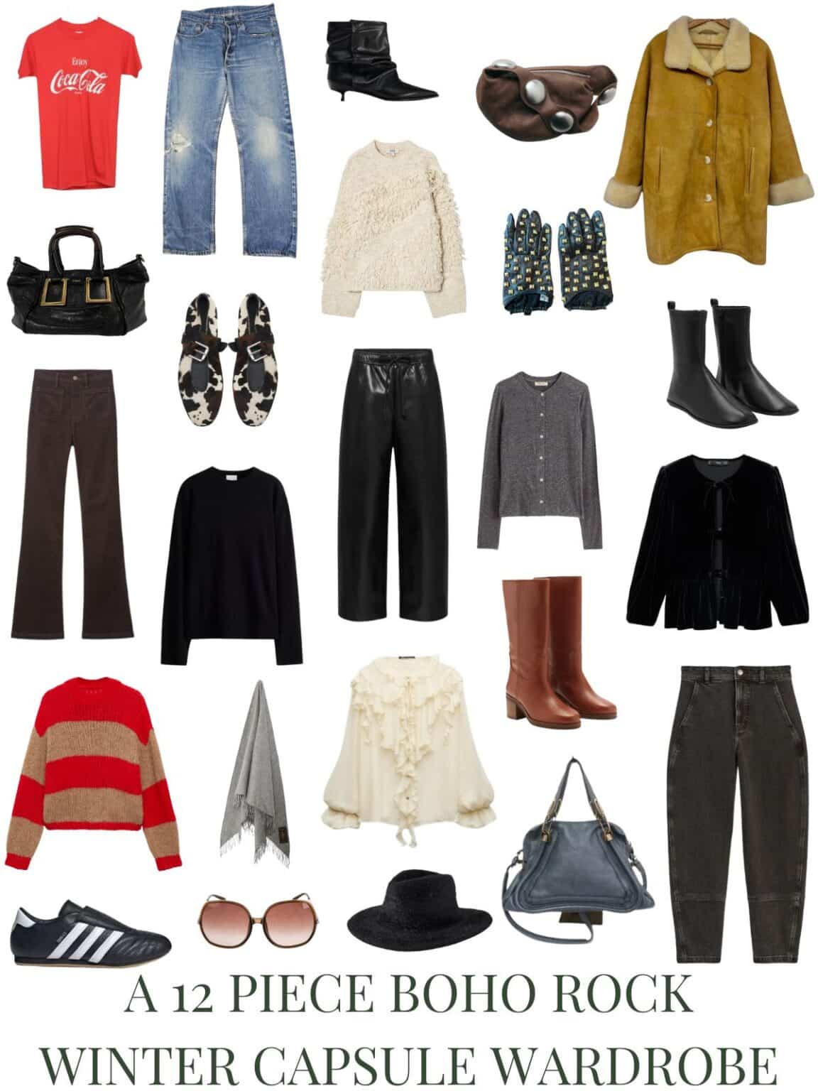 How to Build a Boho Rock Capsule Wardrobe for Winter - livelovesara