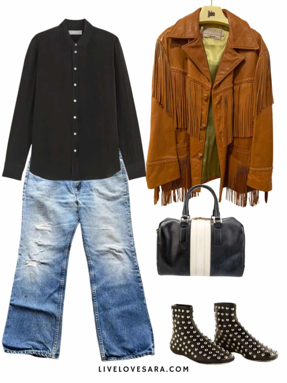 A 70s, Modern, and Edgy Spring Capsule Wardrobe - livelovesara