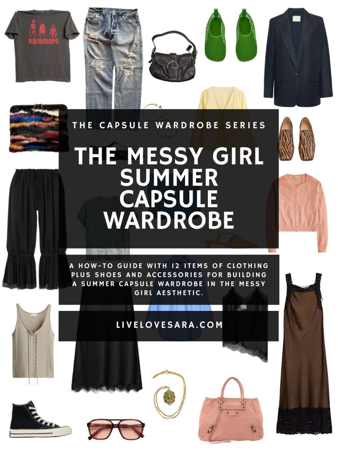 The Messy Girl Summer Capsule Wardrobe - livelovesara
