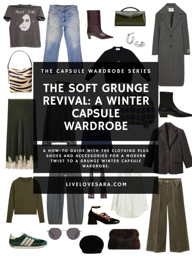 The Soft Grunge Revival: A Winter Capsule Wardrobe - livelovesara
